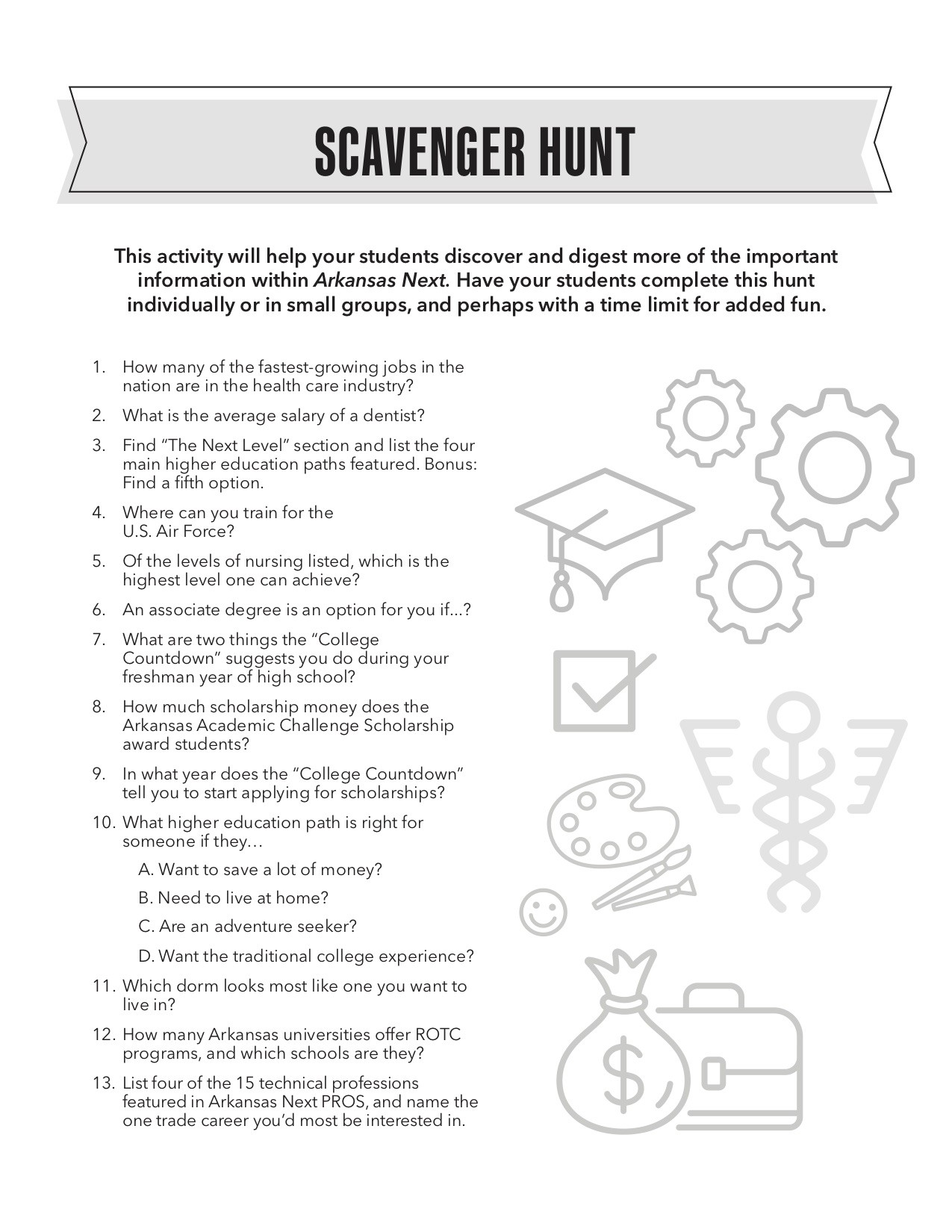 Classroom Activity Guide - Arkansas NEXT